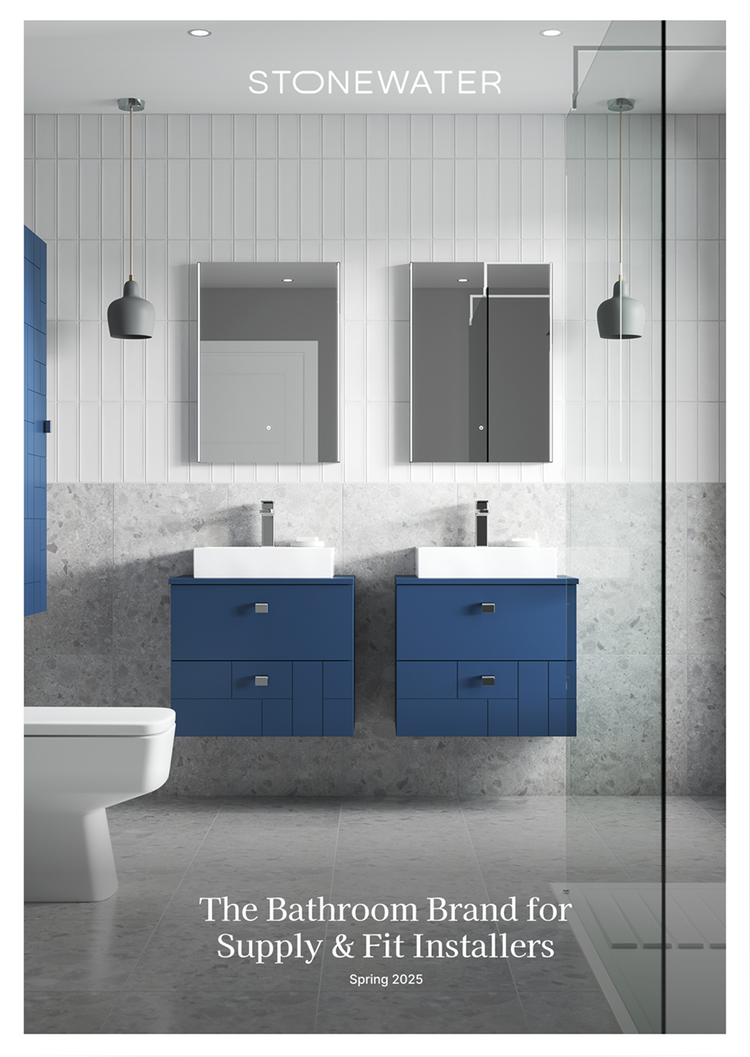 Fairford Virta Matt Black Flush Plate with Round Buttons – Stonewater ...